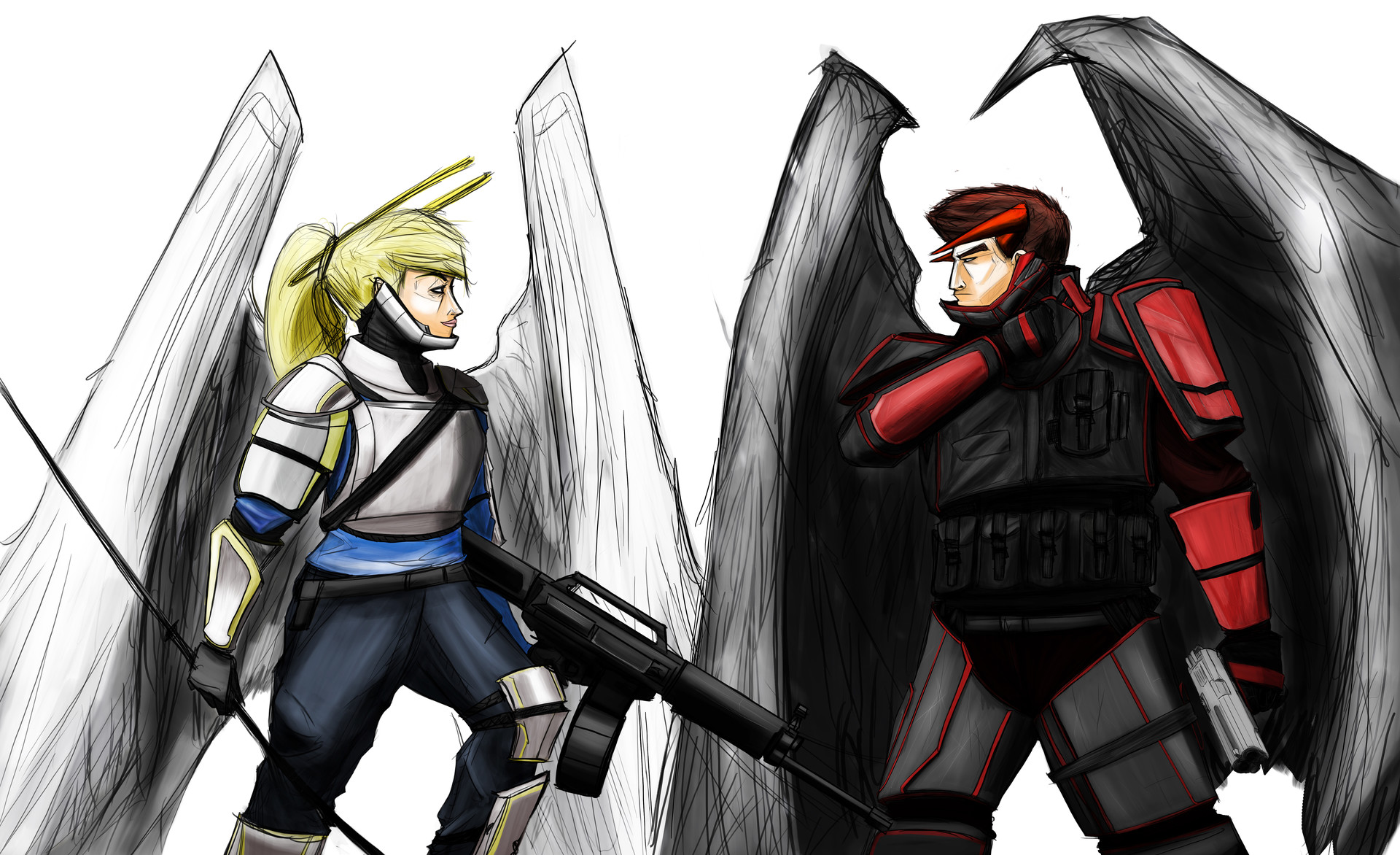 ArtStation - Angel WIP