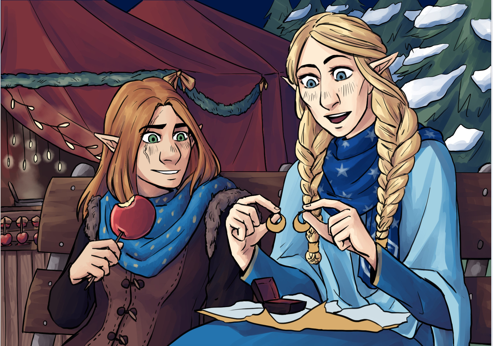 Charlotte Sandmæl - Kima and Allura - Christmas