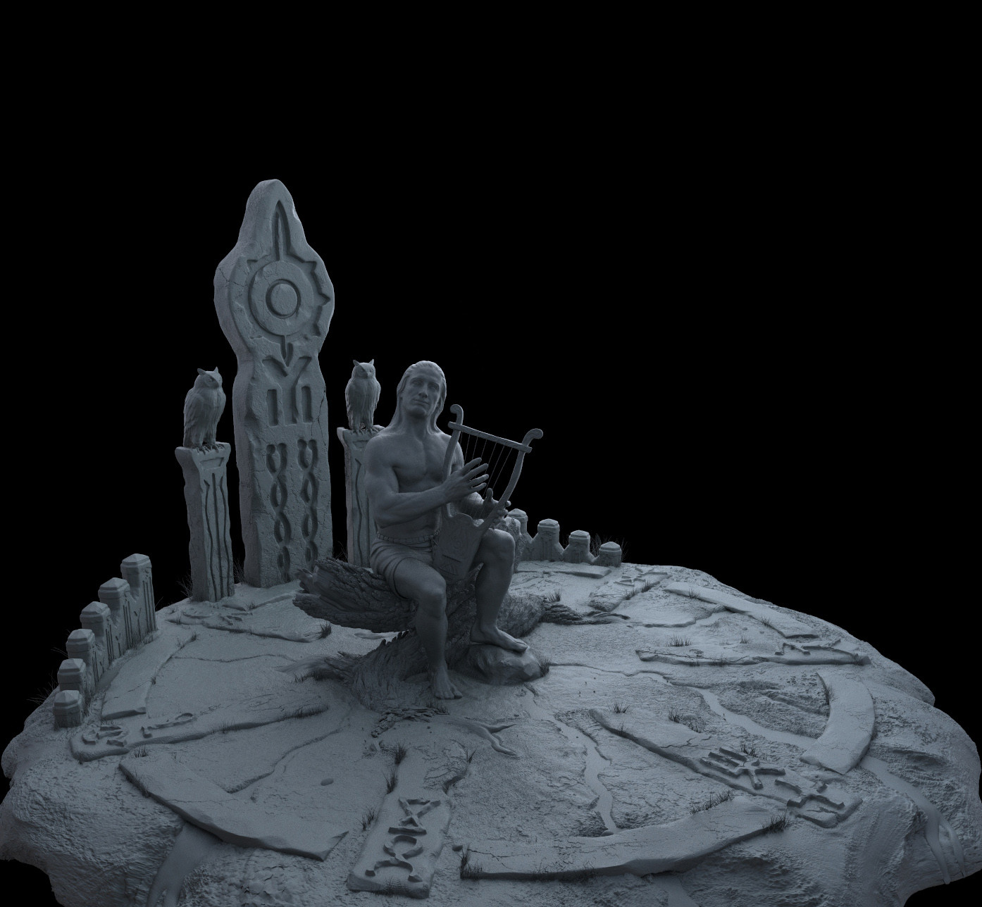 ArtStation - Orpheus work in progress