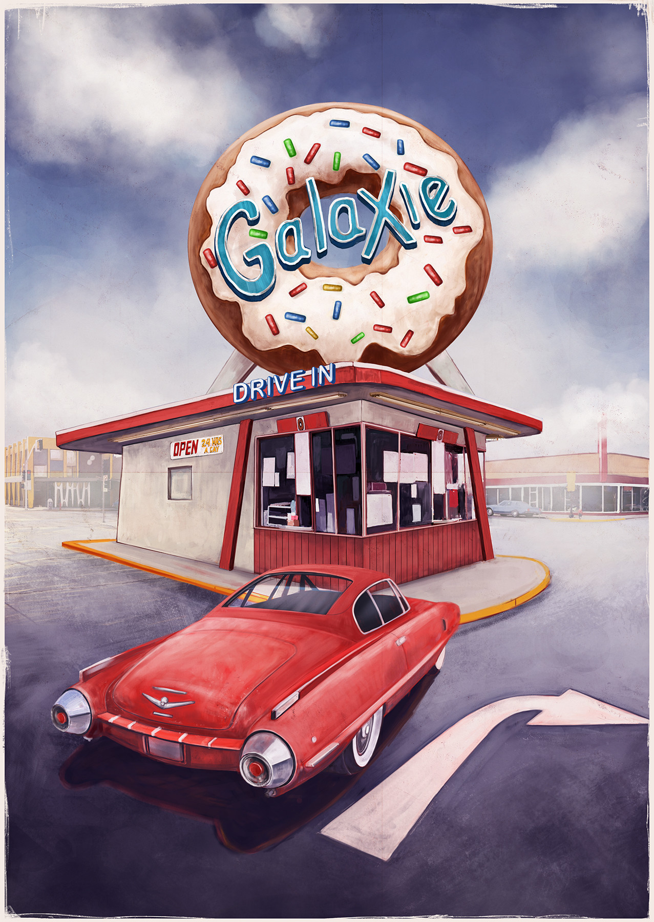 ArtStation - Donut Drive In
