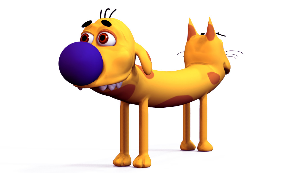 ArtStation - CatDog Sculpt