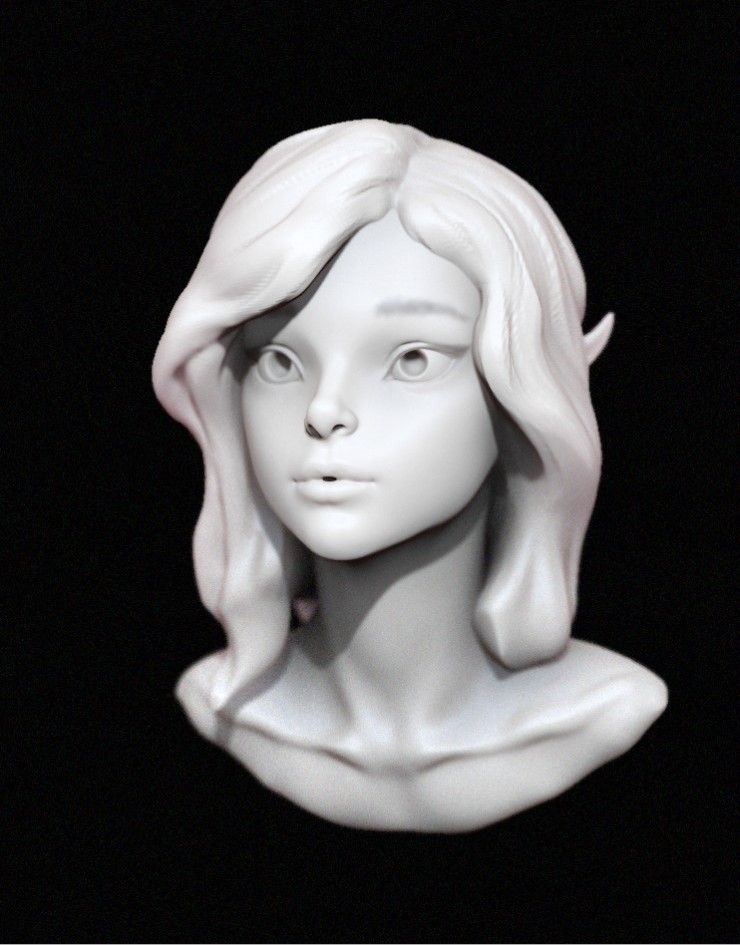 ArtStation - elf_face