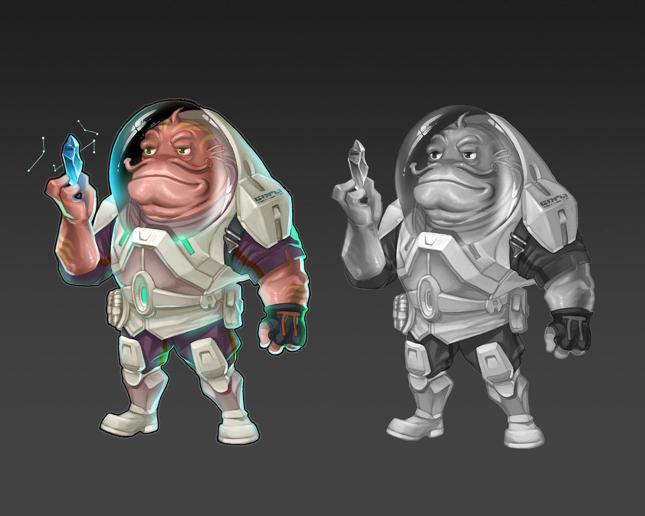 ArtStation - Cartoon alien