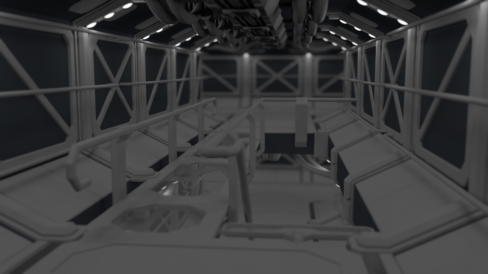 ArtStation - New Jerusalem Hallway Models