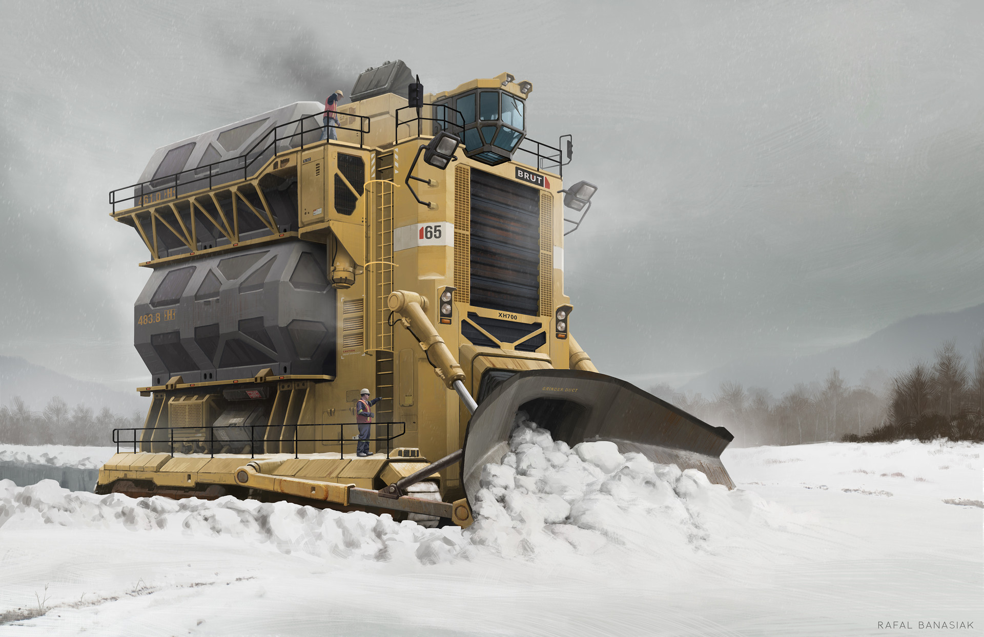 ArtStation - Snow melter, Rafal Banasiak