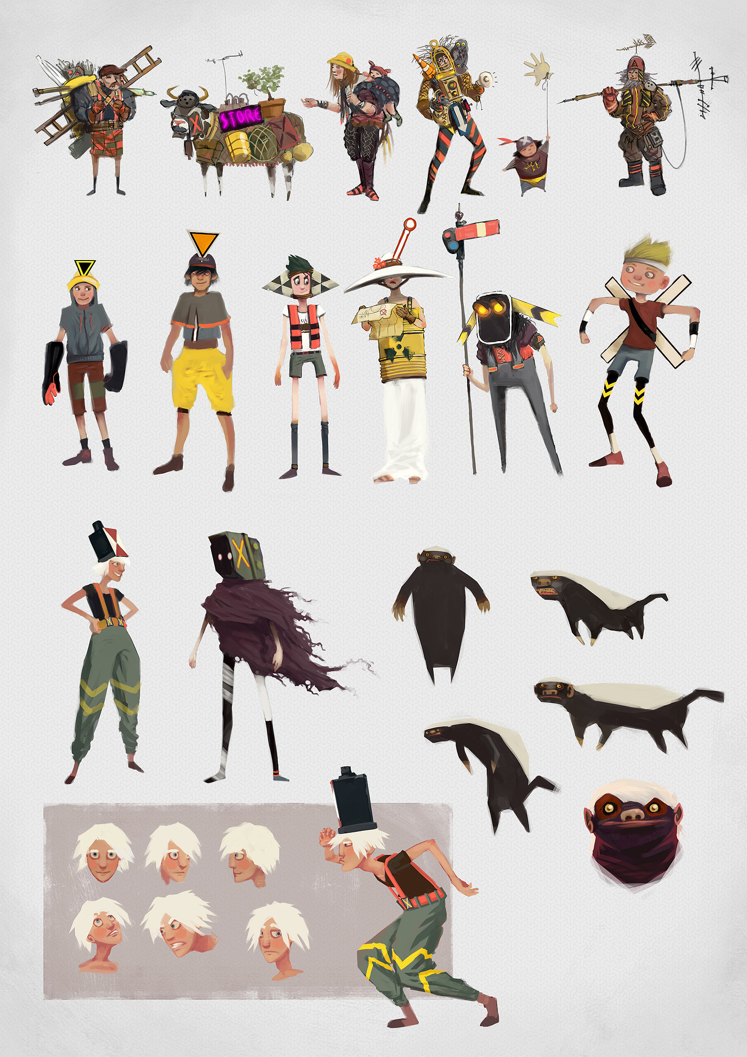 ArtStation - Character sheet