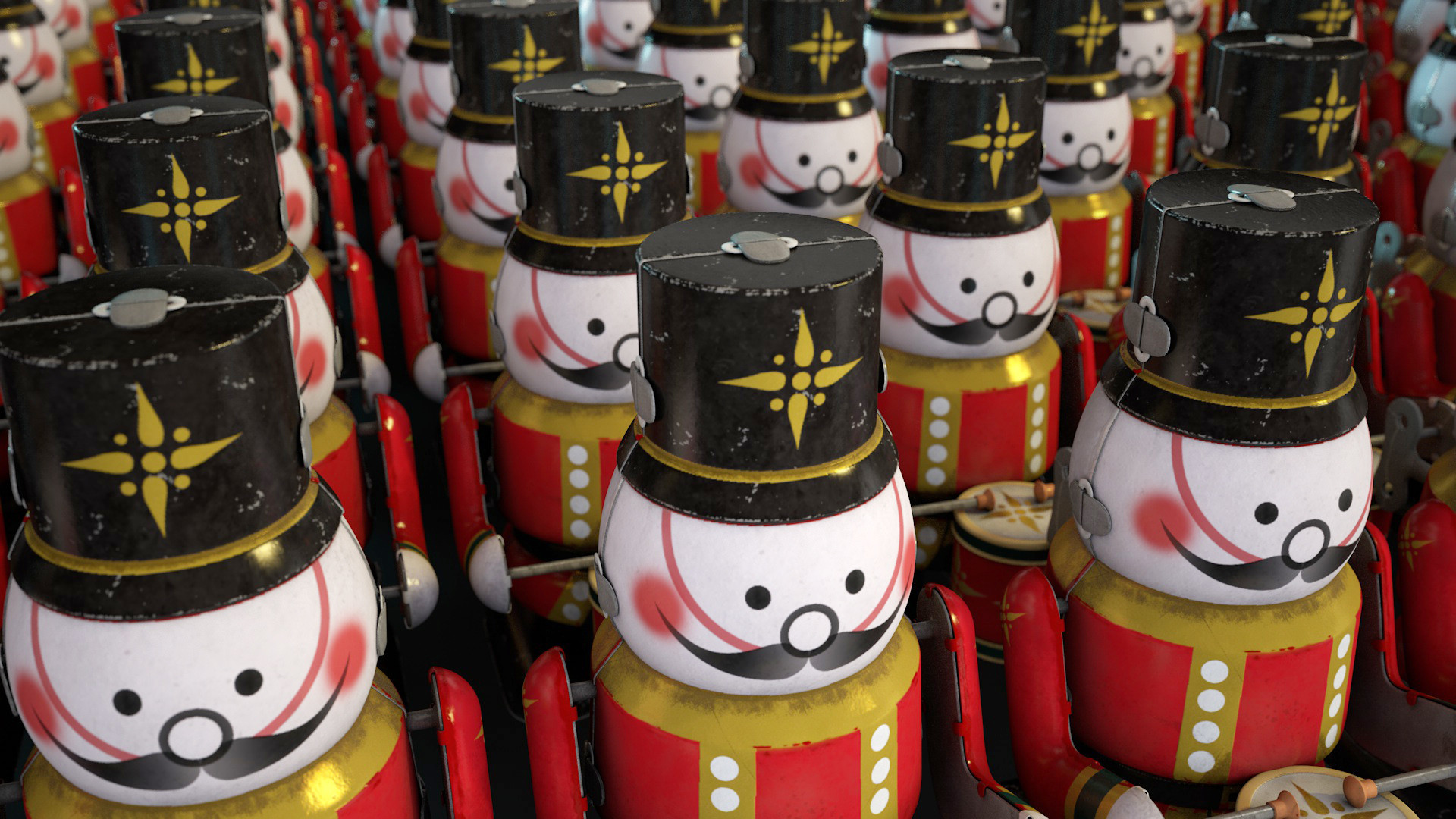 ArtStation - Clockwork Drummers