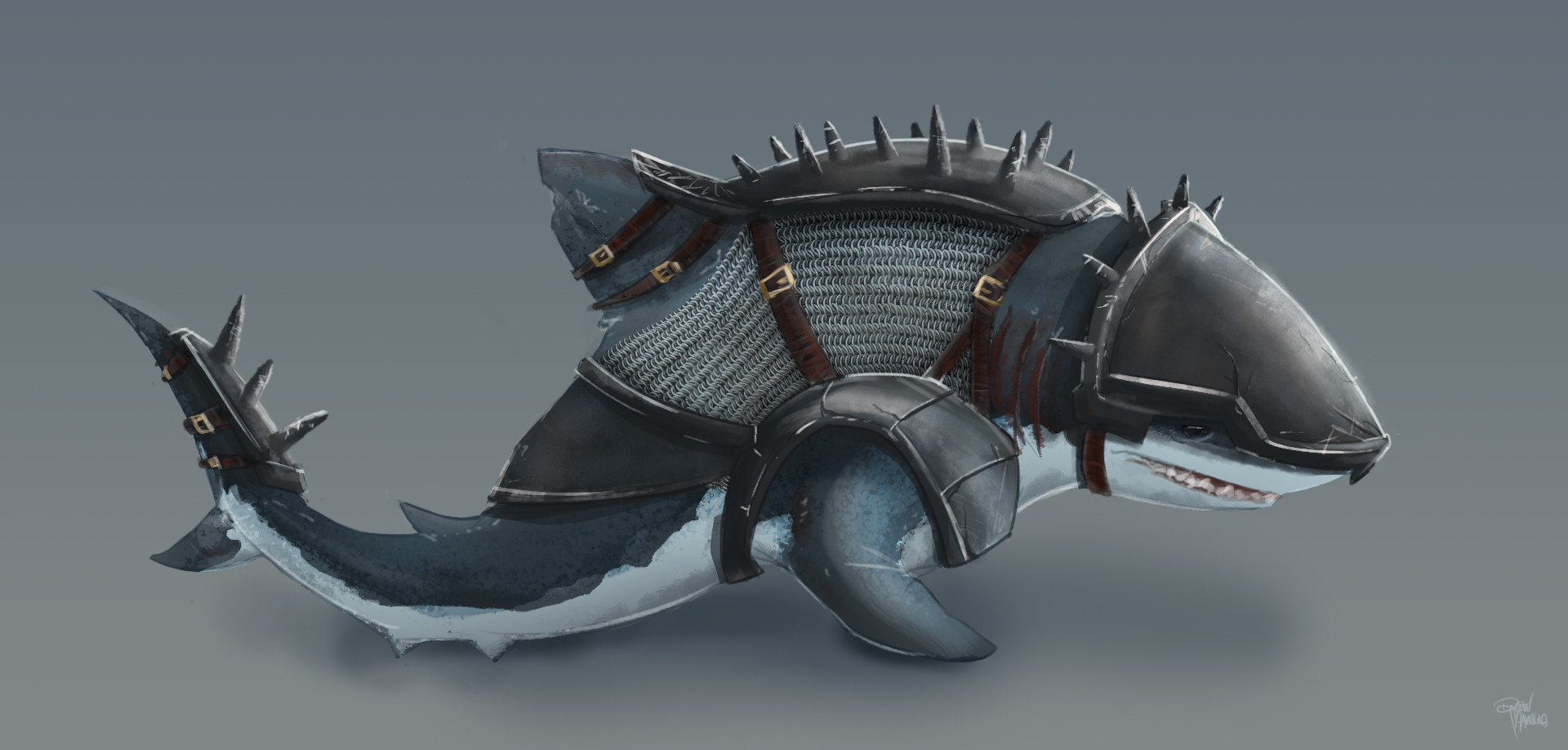 ArtStation - Viking Shark Design