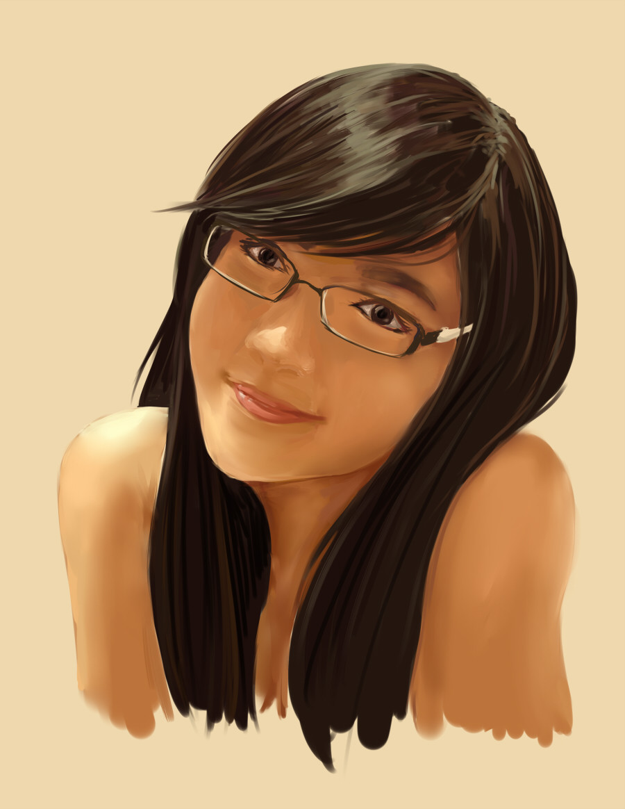 Elly Tran Ha With Glasses