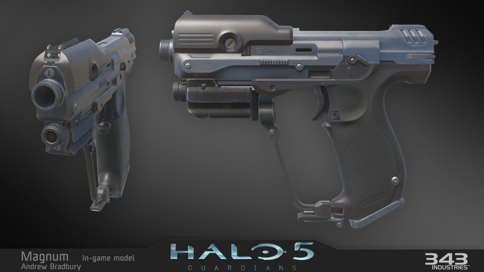 Andrew Bradbury Artstation - Halo 5 Magnum