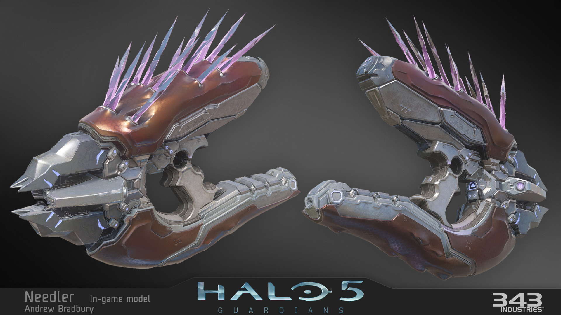 Andrew Bradbury Artstation - Halo 5 Needler
