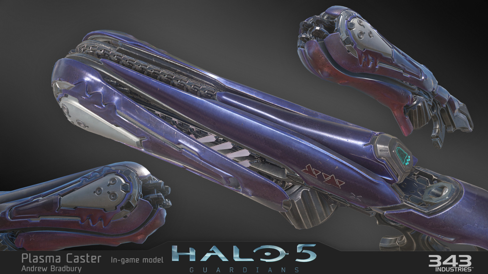 Andrew Bradbury Artstation - Halo 5 Plasma Caster