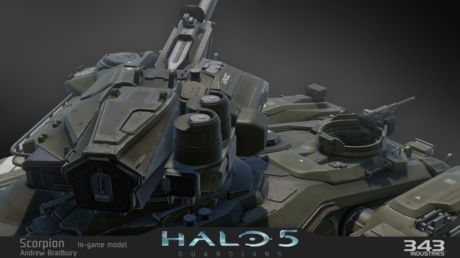 Andrew Bradbury Artstation - Halo 5 Scorpion