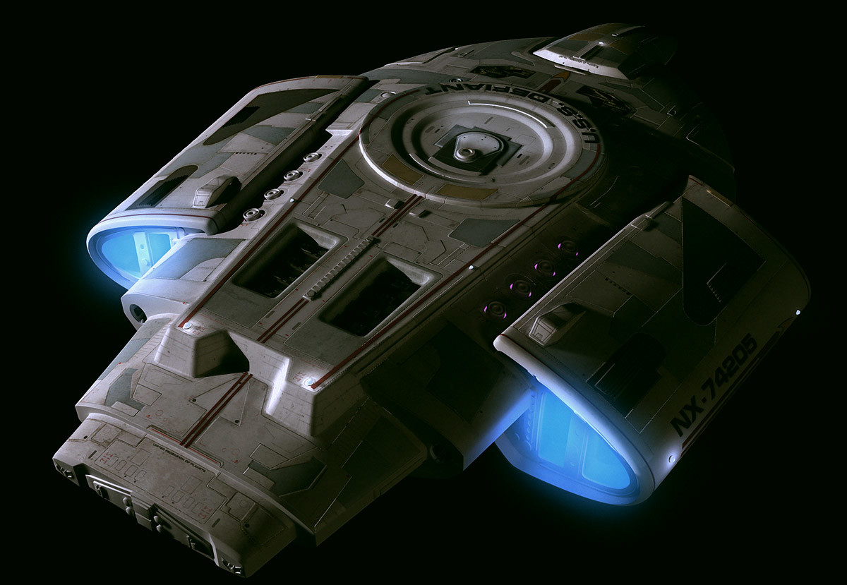 Andrew Bradbury Artstation - USS Defiant