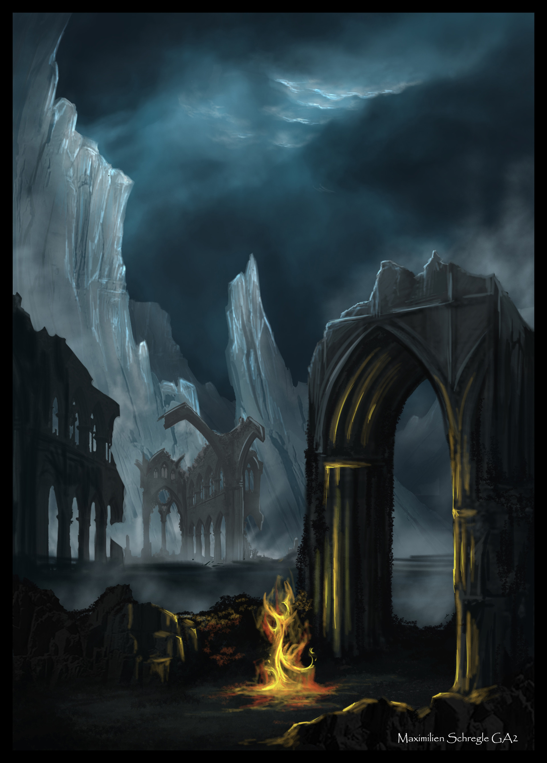 ArtStation - Cold Ruins