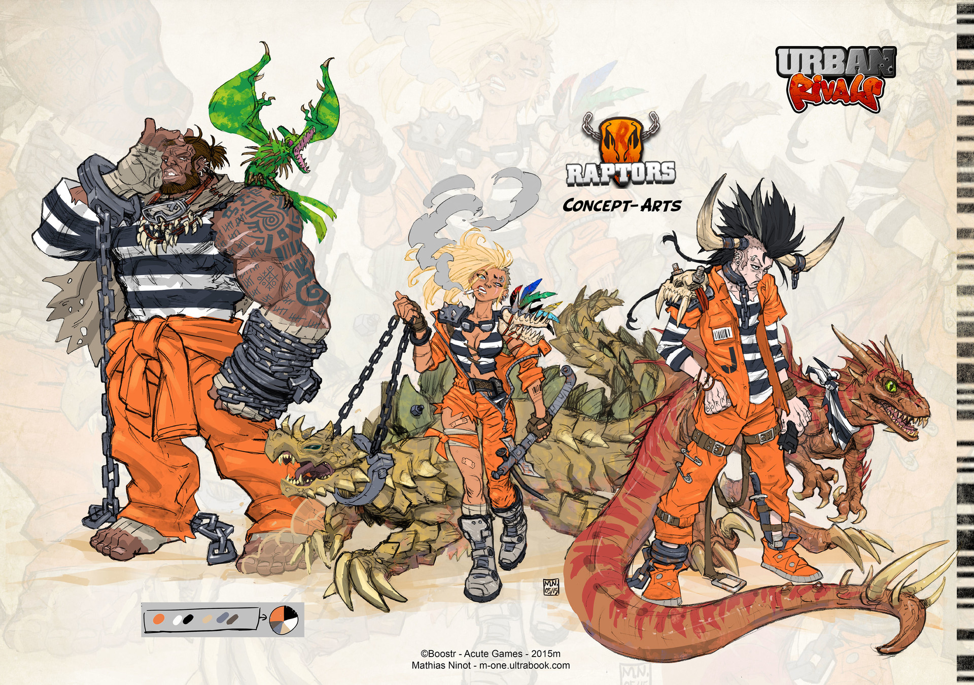 ArtStation - "RAPTORS" CONCEPT-ARTS