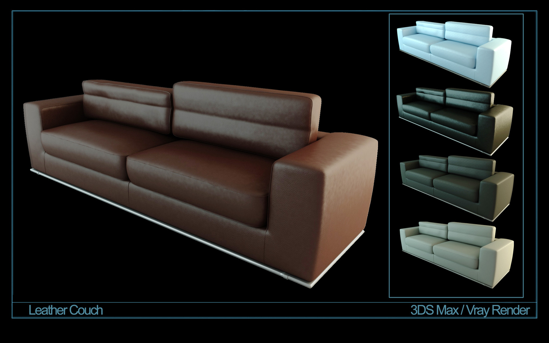 Keith Burlison - Couch V-Ray Renders