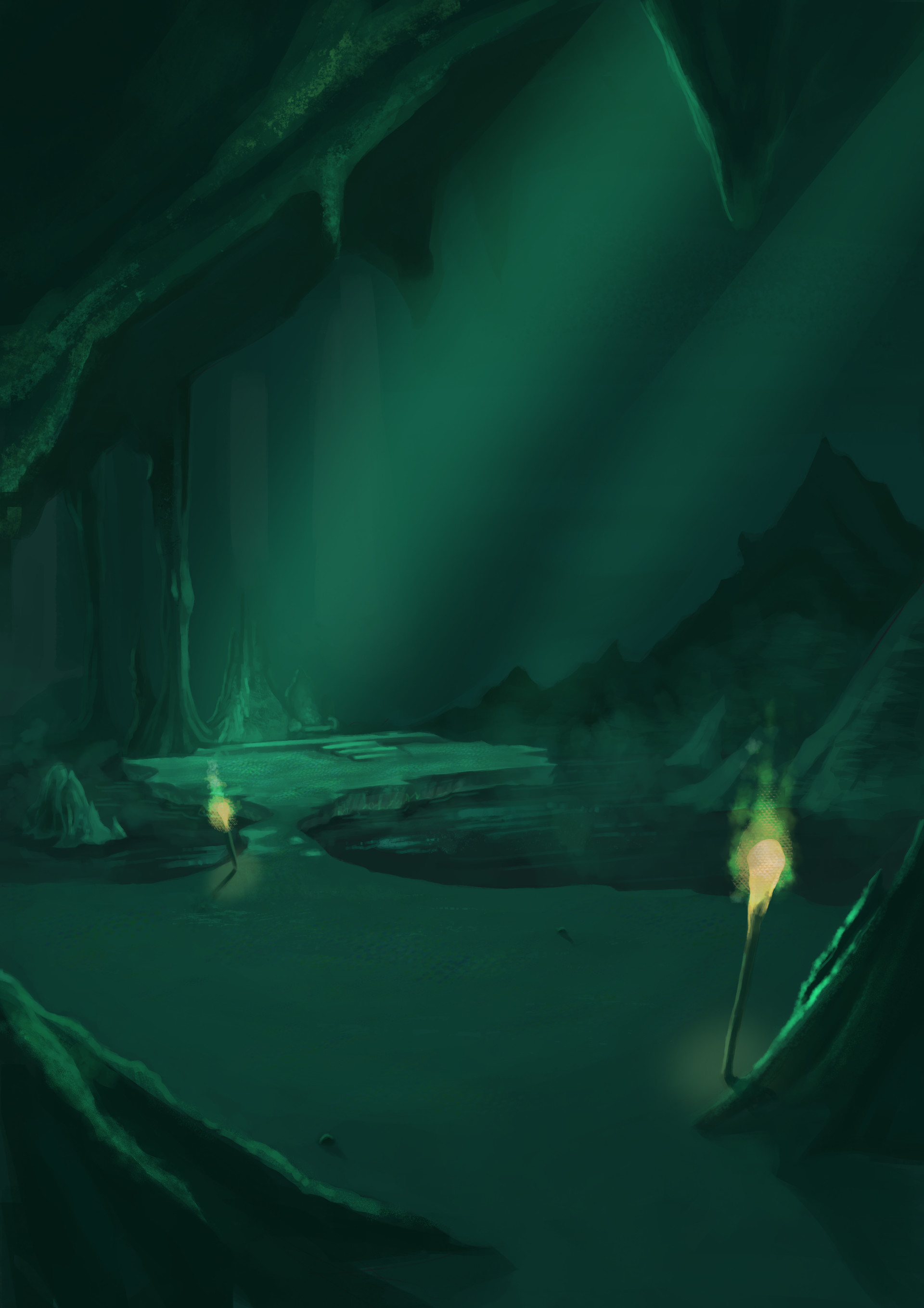 ArtStation - Forgotten cave