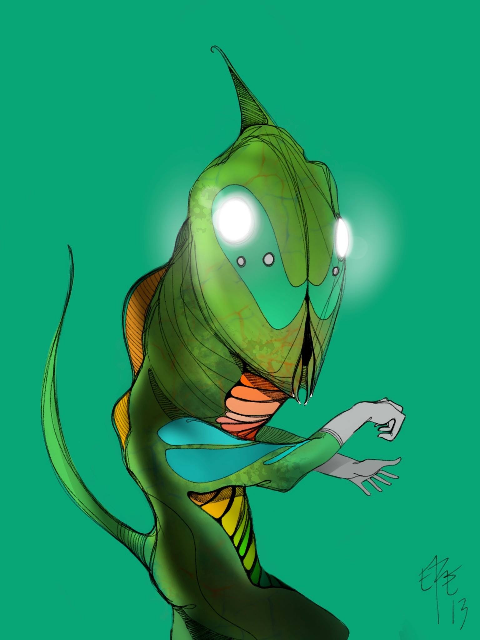 ArtStation - party alien