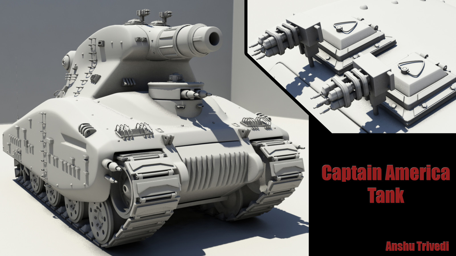 Anshu Trivedi - Captain america tank(Modified)