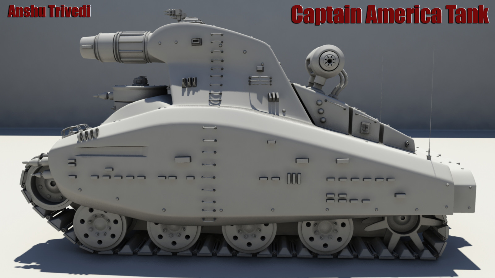 Anshu Trivedi - Captain america tank(Modified)