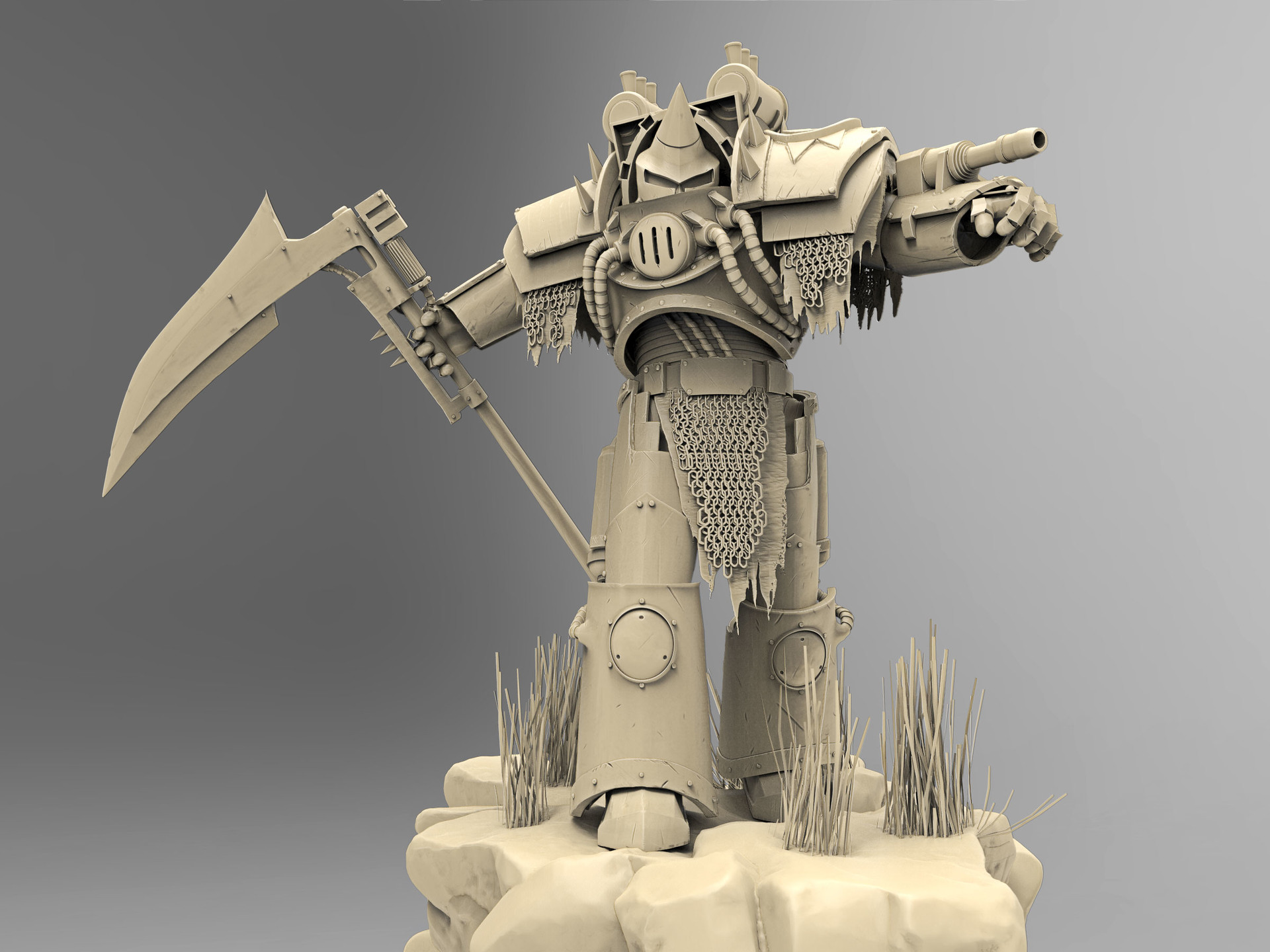 ArtStation - Calas Typhon Sculpt