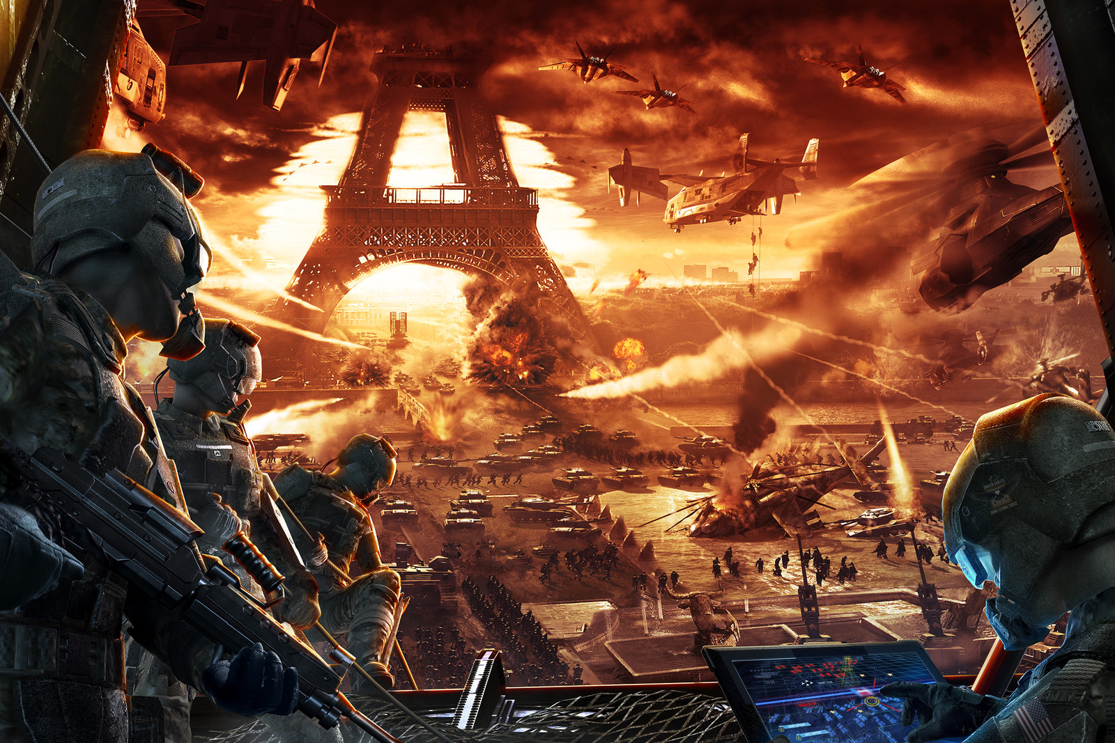 Greg Huber - Tom Clansy's EndWar Illustration