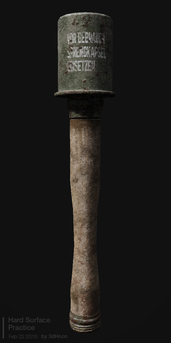 ArtStation - Model 24 Grenade