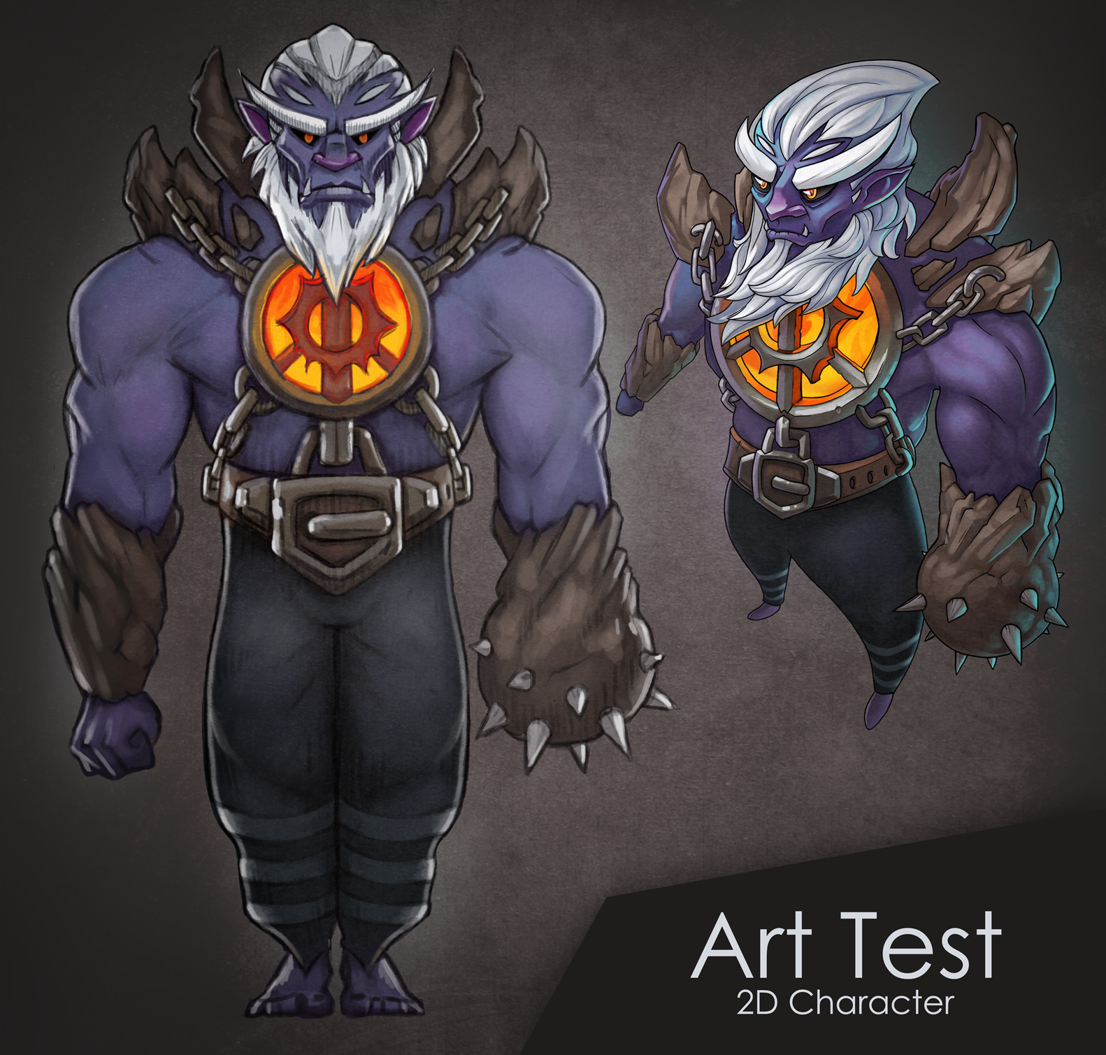 ArtStation - 2D Character Art Test