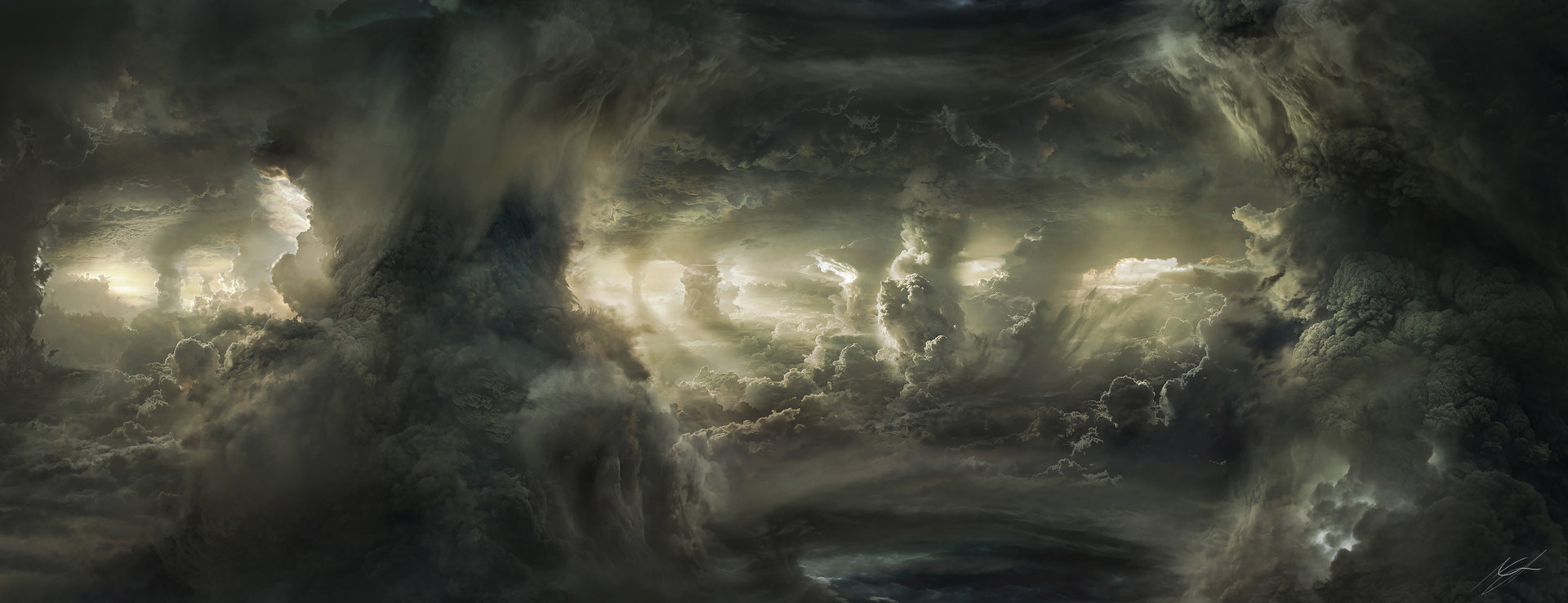 ArtStation - Moody Sky Study