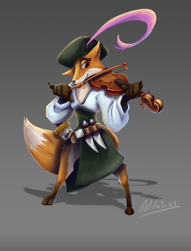 ArtStation - Fox bard