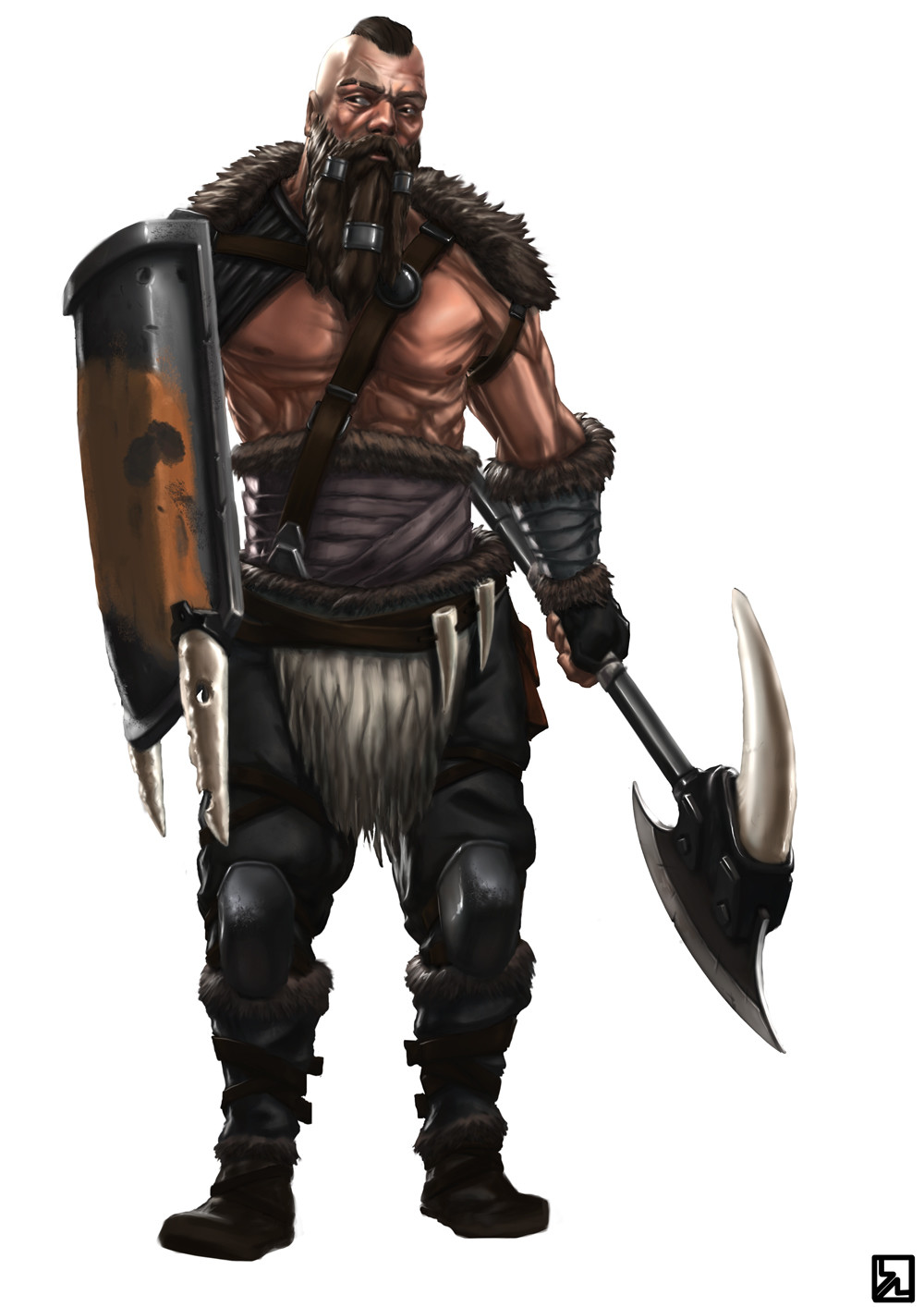 ArtStation - Walrus Viking