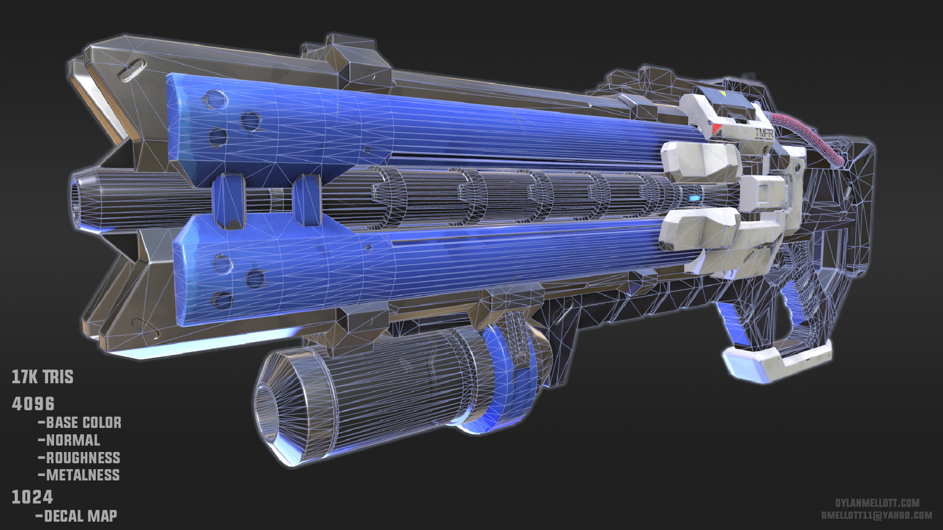 Dylan Mellott - Overwatch Soldier 76 Heavy Pulse Rifle - Fan Art