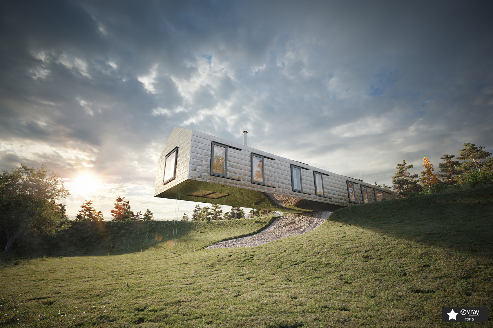 ArtStation - Balancing house-natrangdesign