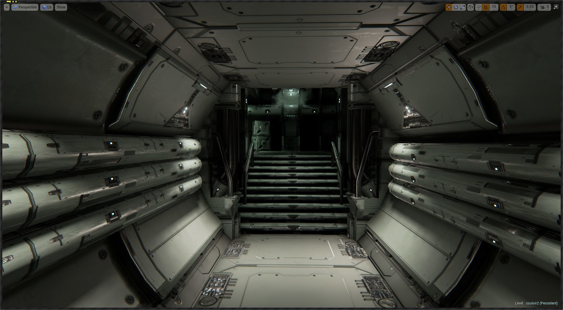 ArtStation - Personal work - Sci Fi Corridor