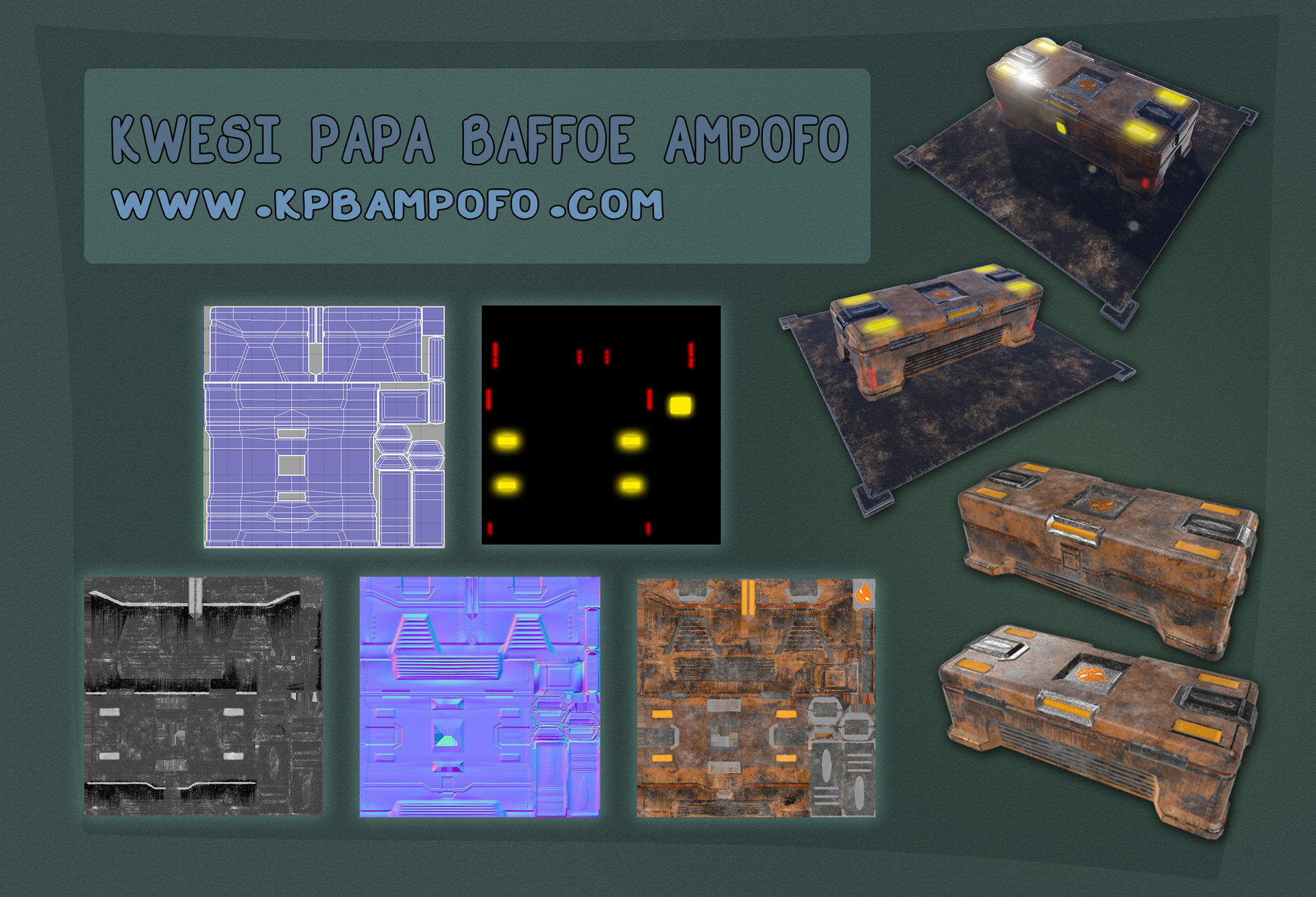 ArtStation - Textured Crate