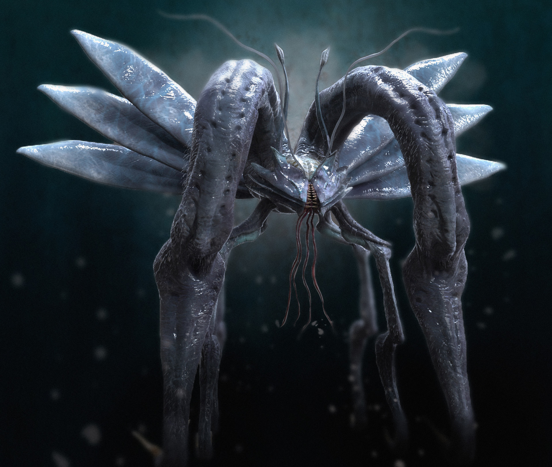 ArtStation - some quick alien zbrush sculpts