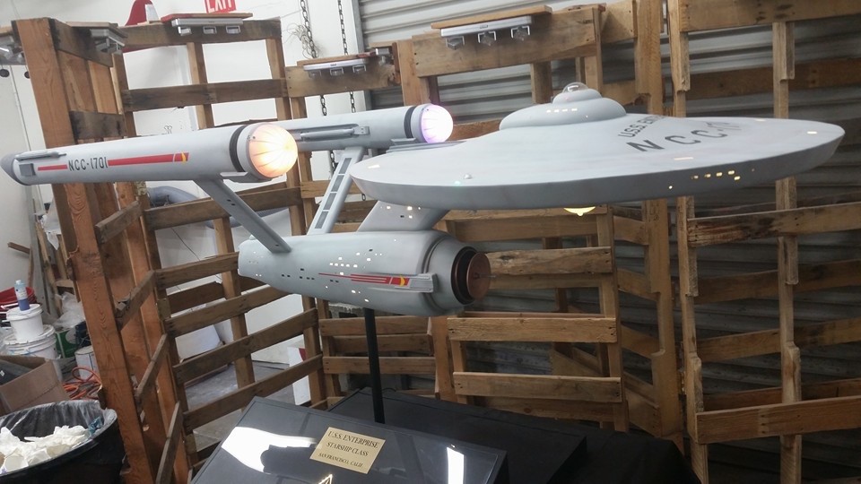Steve Neill - 66 inch scratch built TOS Enterprise