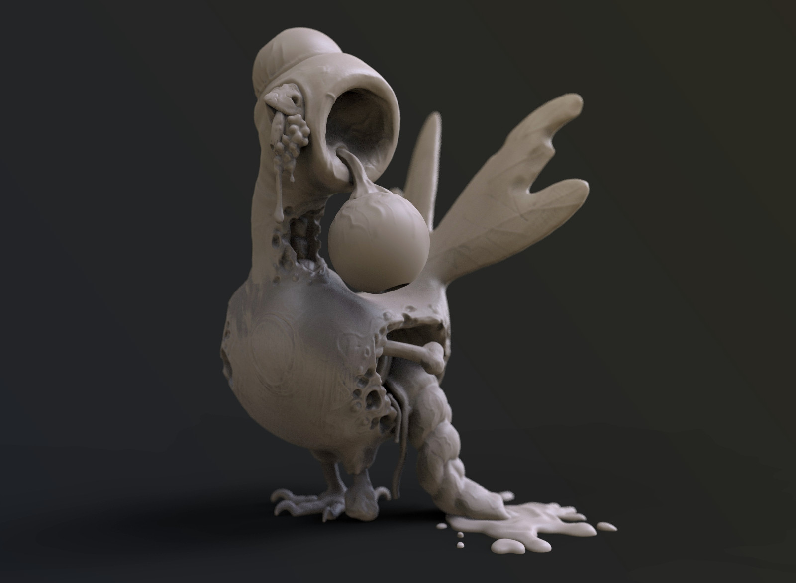 ArtStation - Zombie Pigeon