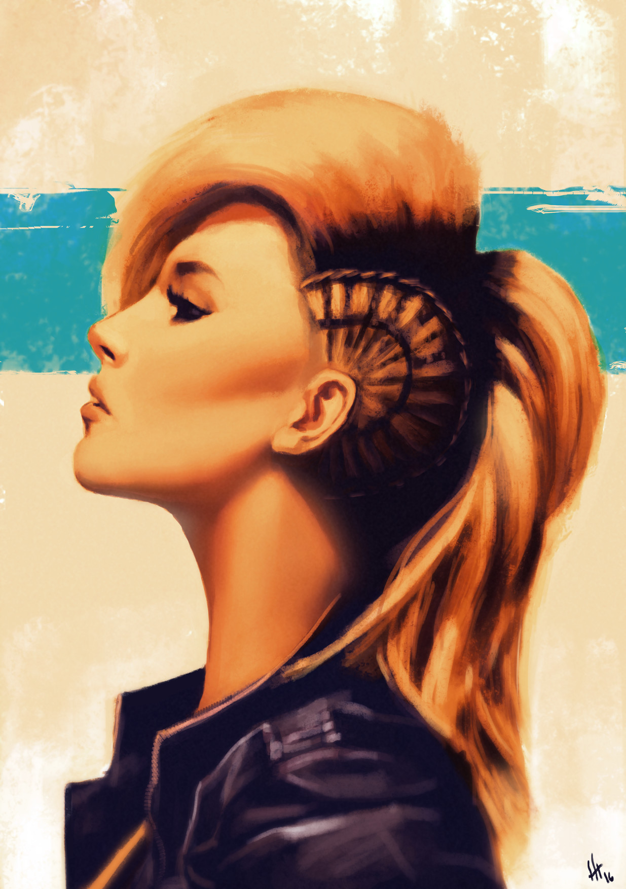 ArtStation - Hairstyle study