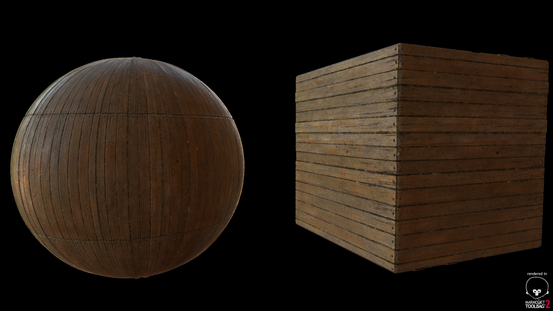 ArtStation - Mossy planks material