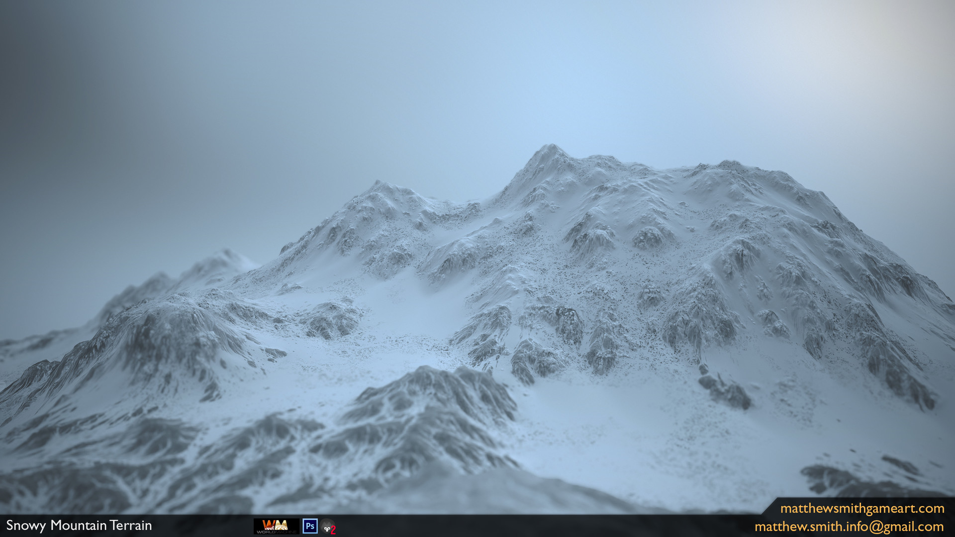 ArtStation - Snowy Mountain - World Machine