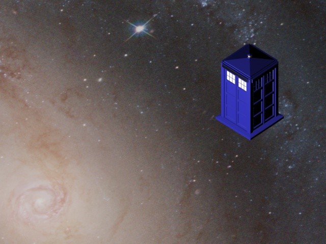 ArtStation - TARDIS in space