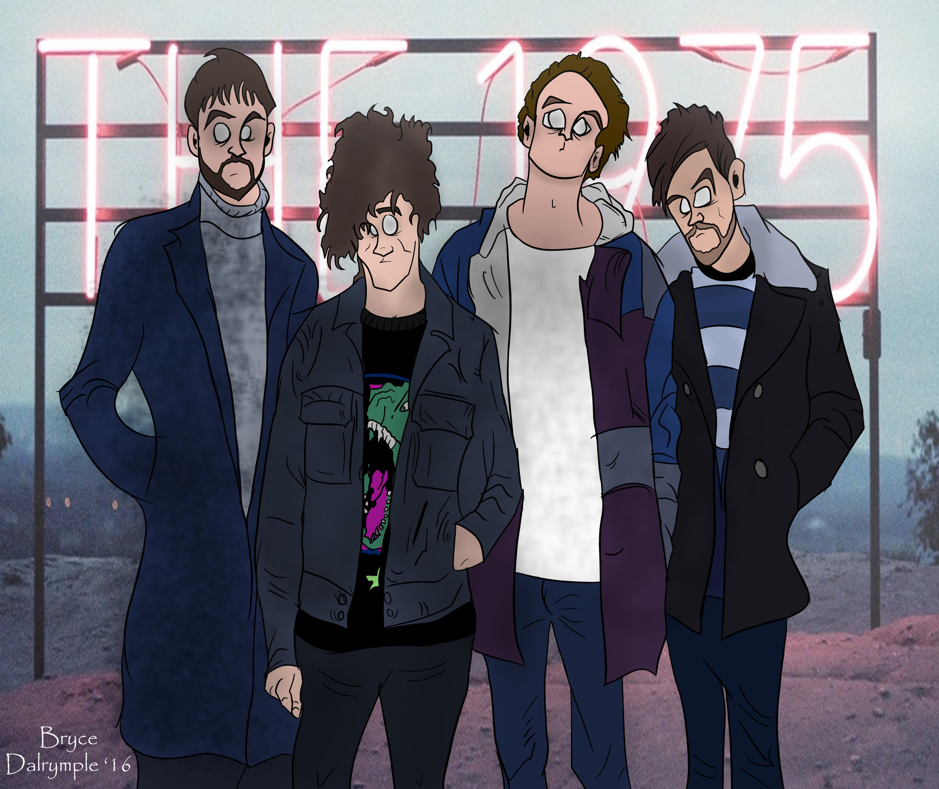 how to draw the 1975