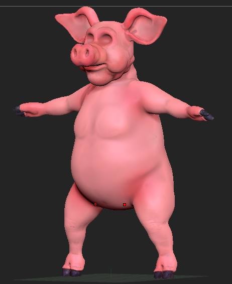 animated pigs dancing