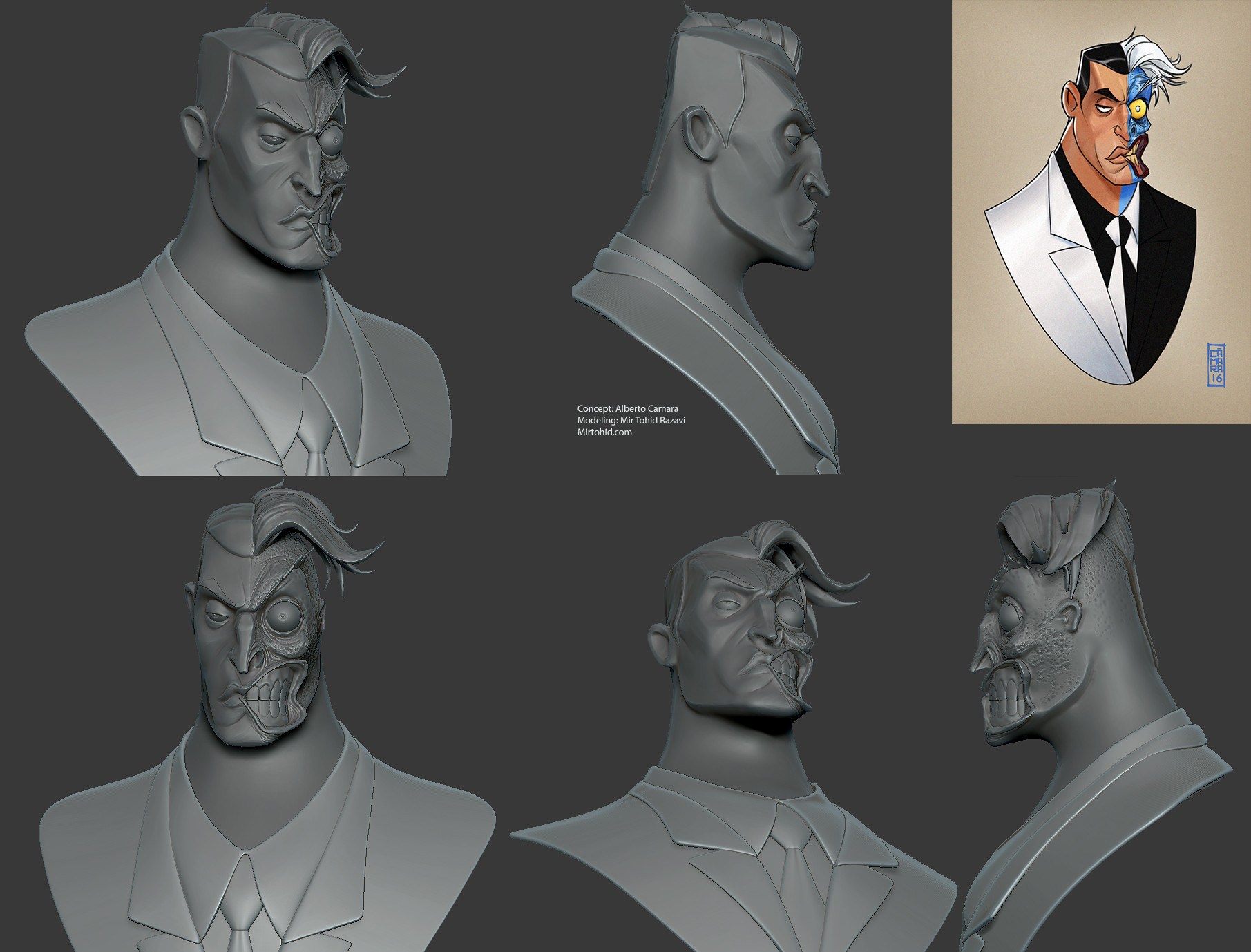 ArtStation - Two-Face Character