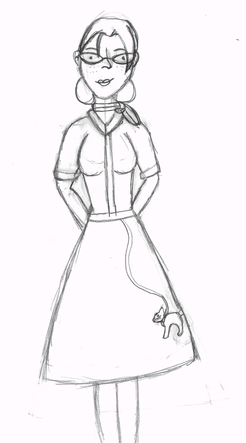 poodle skirt coloring pages