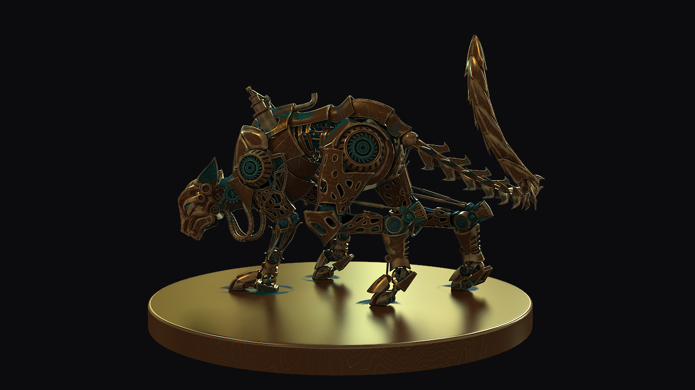 ArtStation - Steampunk Cat