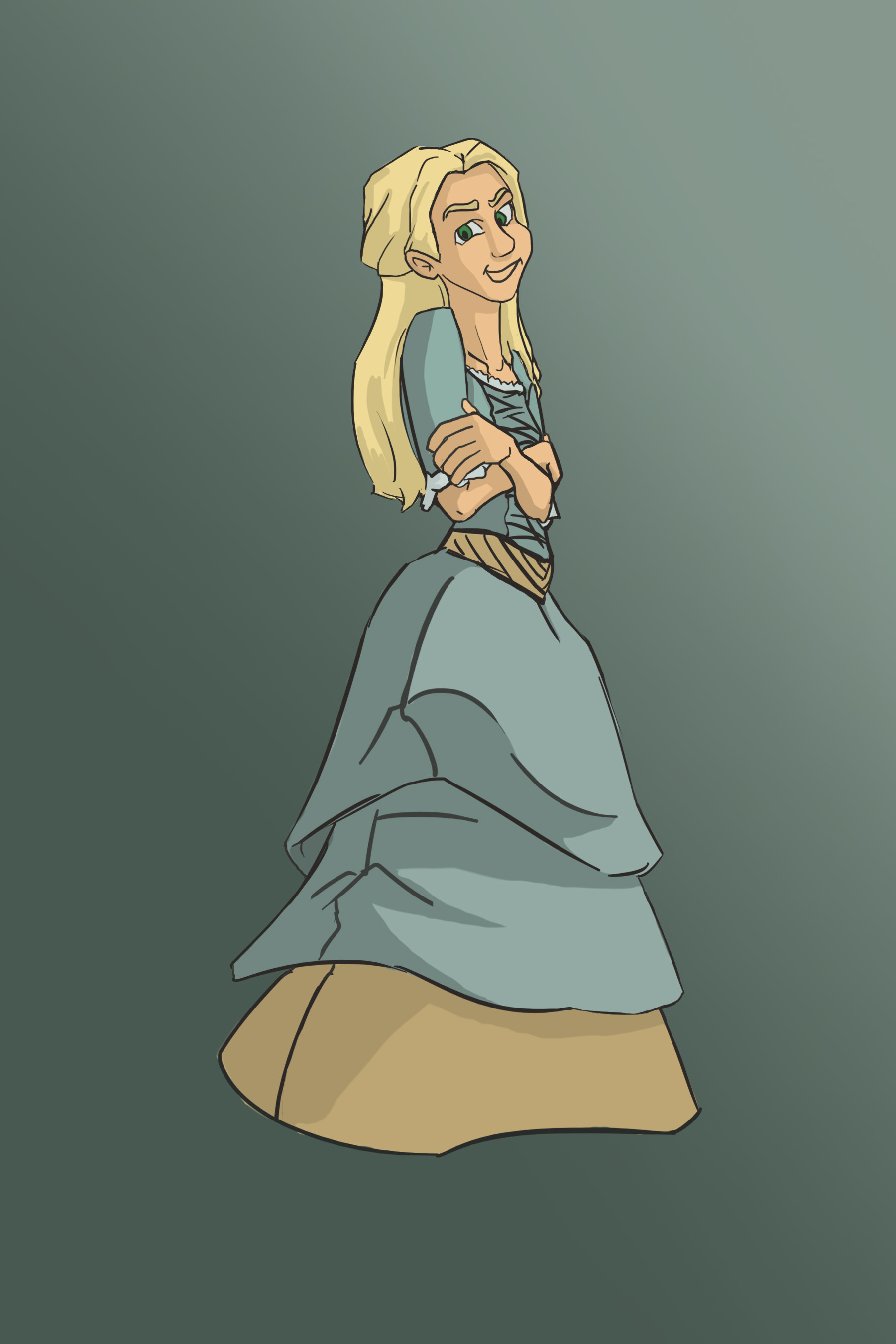 ArtStation - Selia (goose girl character)