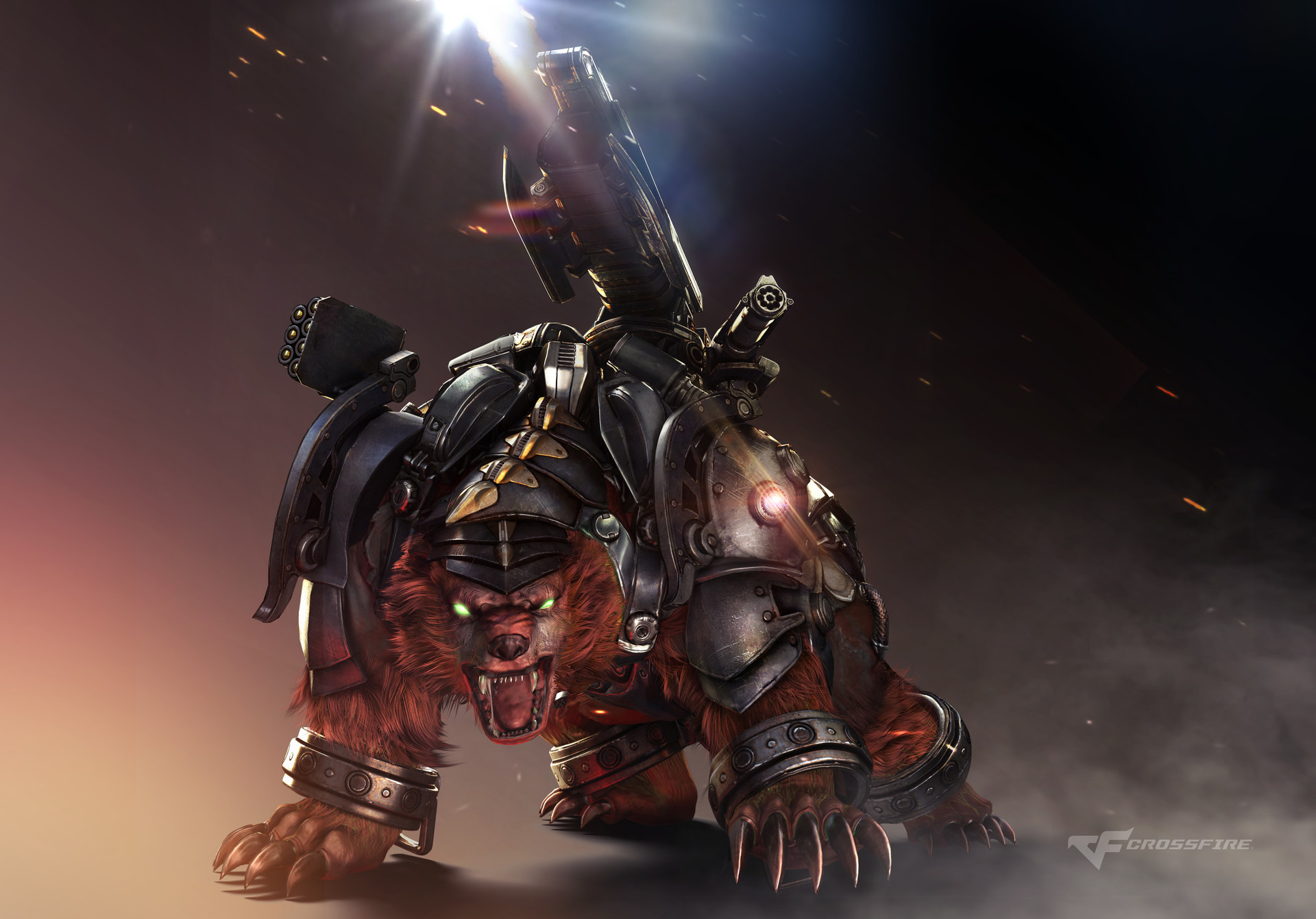 ArtStation - cross fire monster